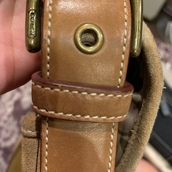 Coach | Bags | Coach Boho Suede Camel Color Purse | Poshmark